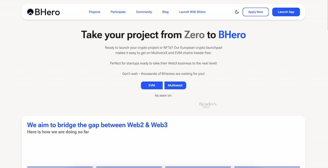 BeHero Network Web3 Hub - An Ecosystem of Products and Services